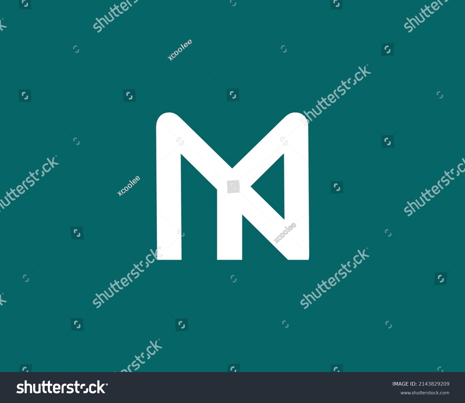 Nm Mn Logo Design Vector Template Stock Vector (Royalty Free ...