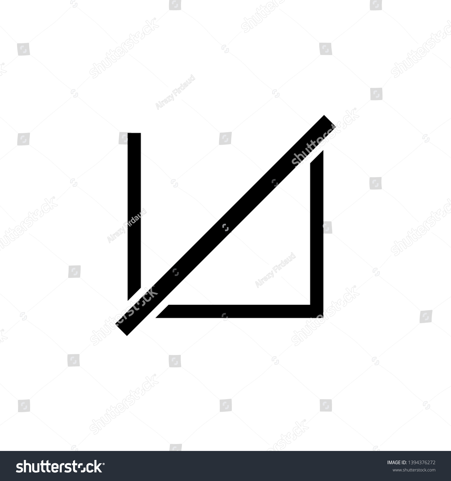 No Button Image Logo Icon Stock Vector (Royalty Free) 1394376272