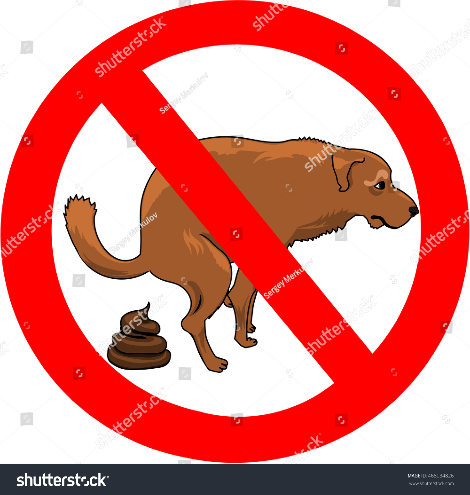 No Dogs Sign Stock Vector (Royalty Free) 468034826 | Shutterstock