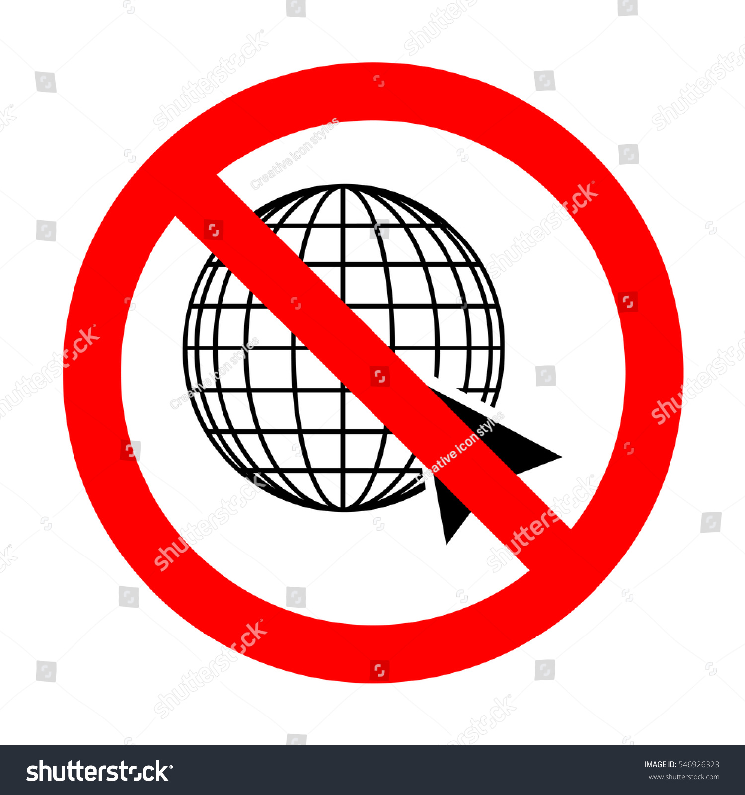 No Earth Globe Cursor Stock Vector (Royalty Free) 546926323 | Shutterstock