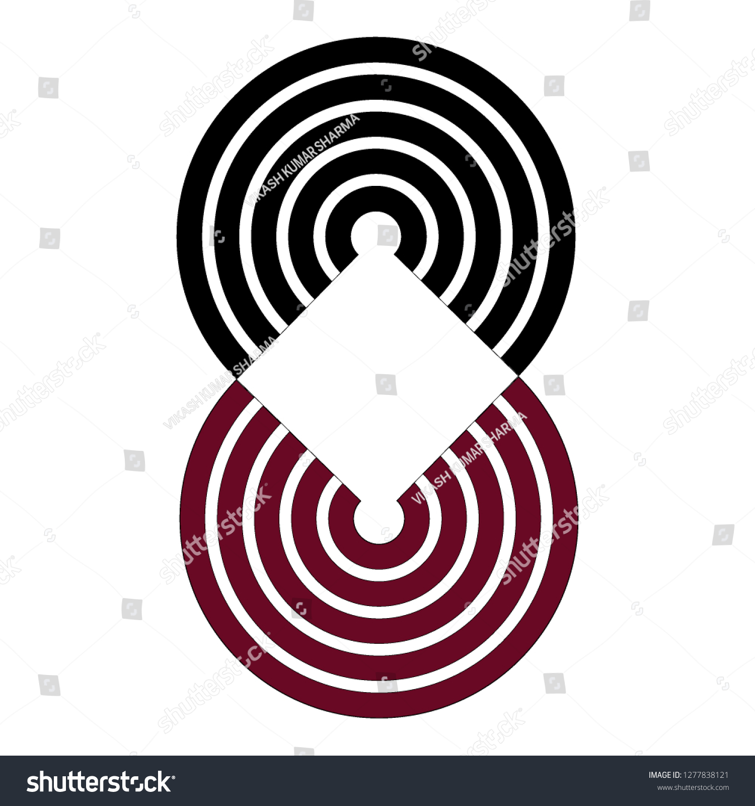 No Eight Logo Design Vector Stock Vector (Royalty Free) 1277838121 ...