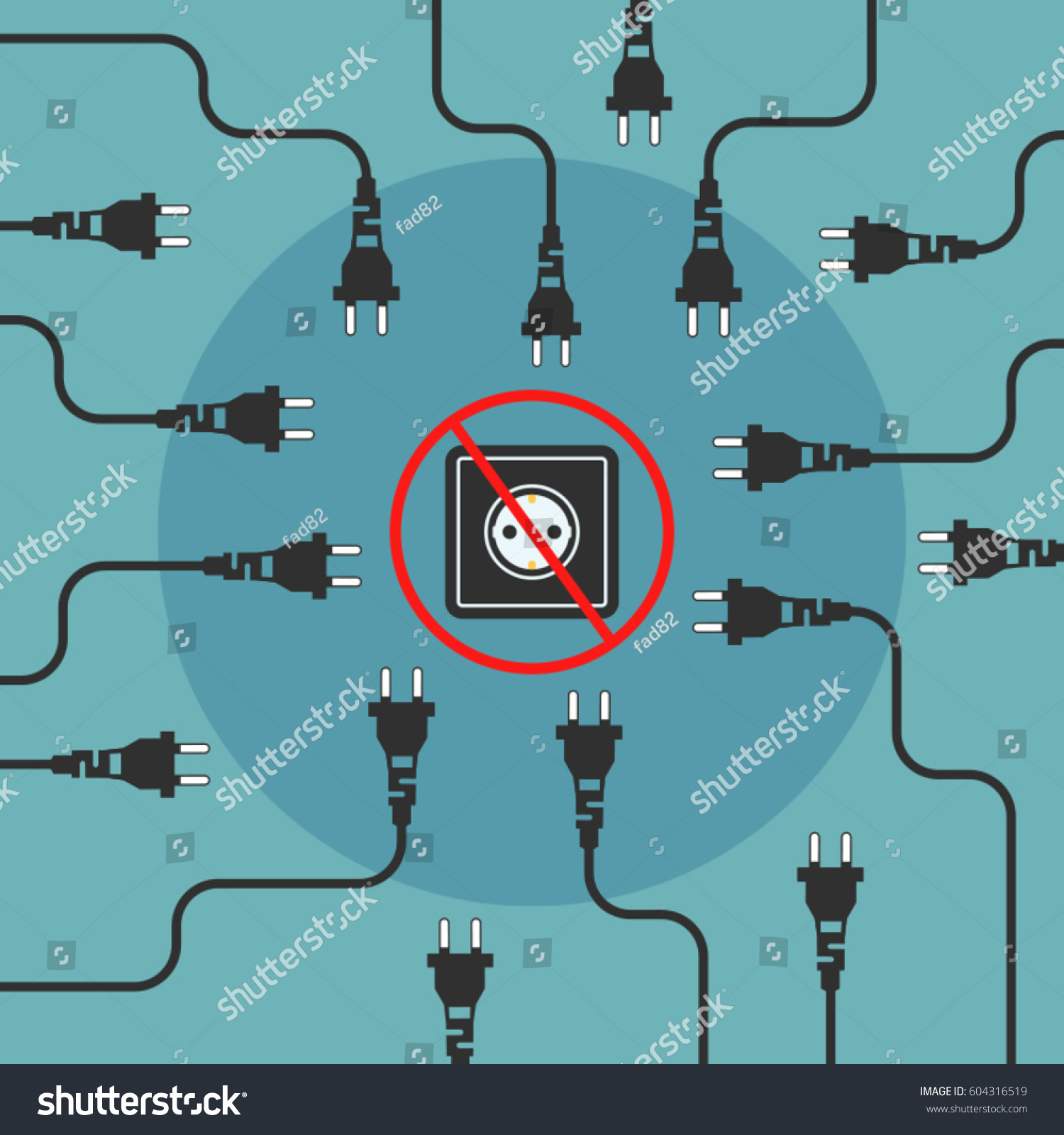 1 No ectricity Stock Vectors, Images & Vector Art | Shutterstock