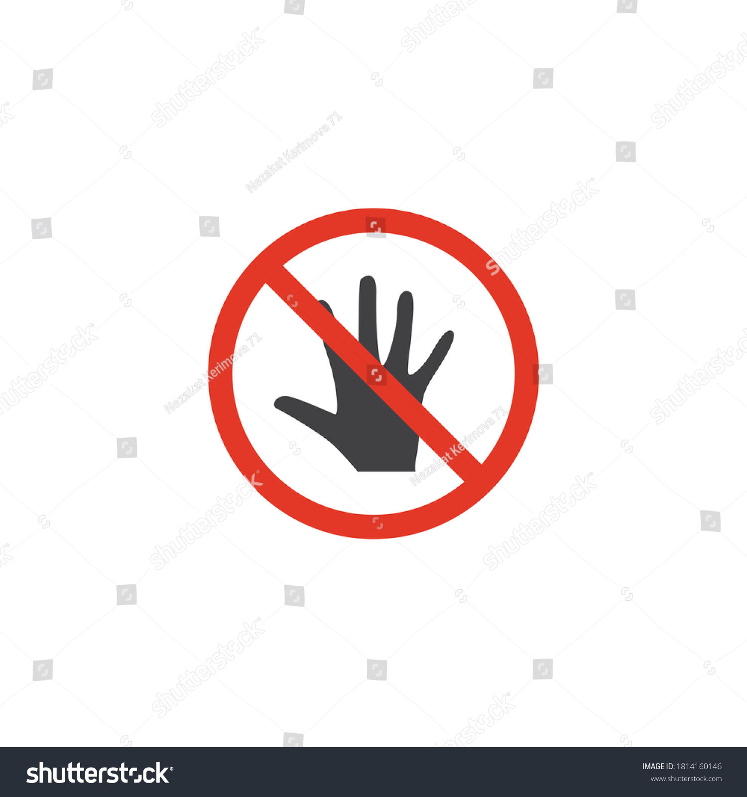 Ningún vector de símbolo de la: vector de stock (libre de regalías ...