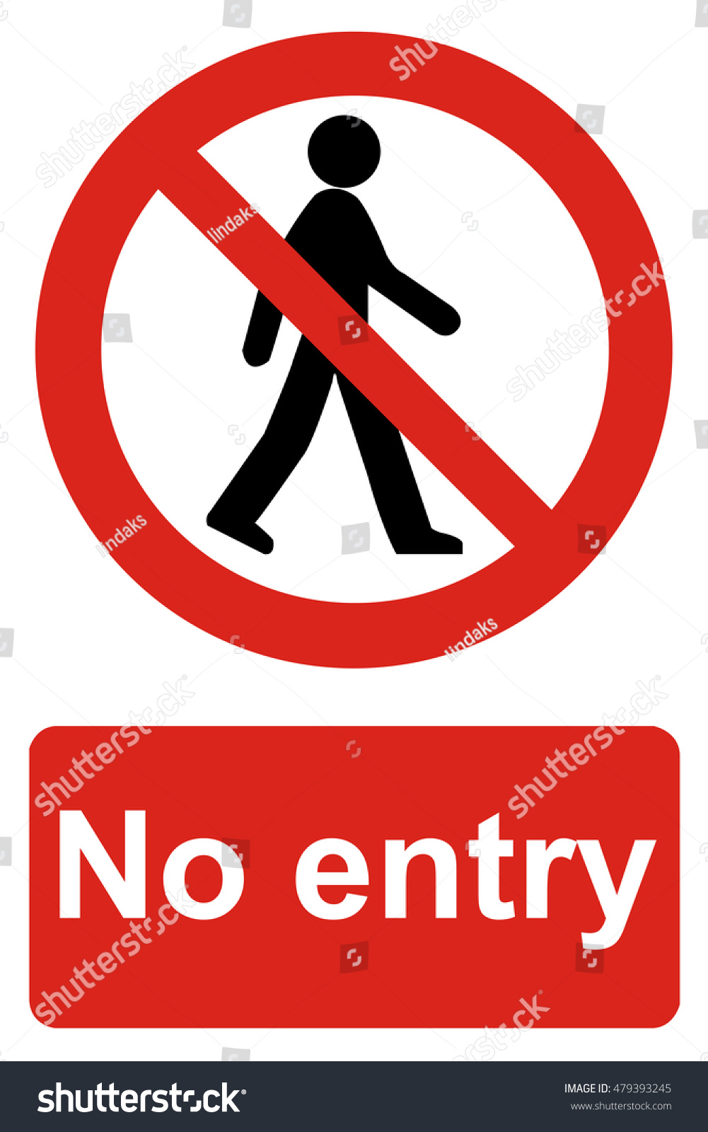No Entry Sign Stock Vector (Royalty Free) 479393245 | Shutterstock