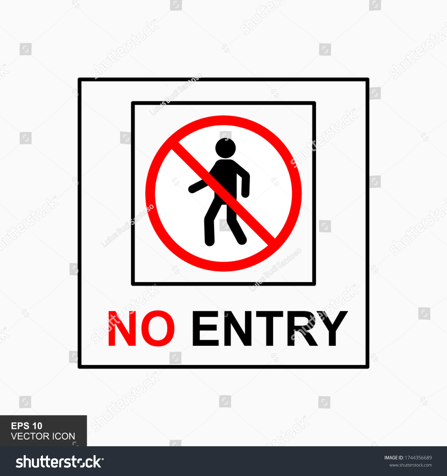 Sin signo de entrada. Sin etiqueta: vector de stock (libre de regalías ...