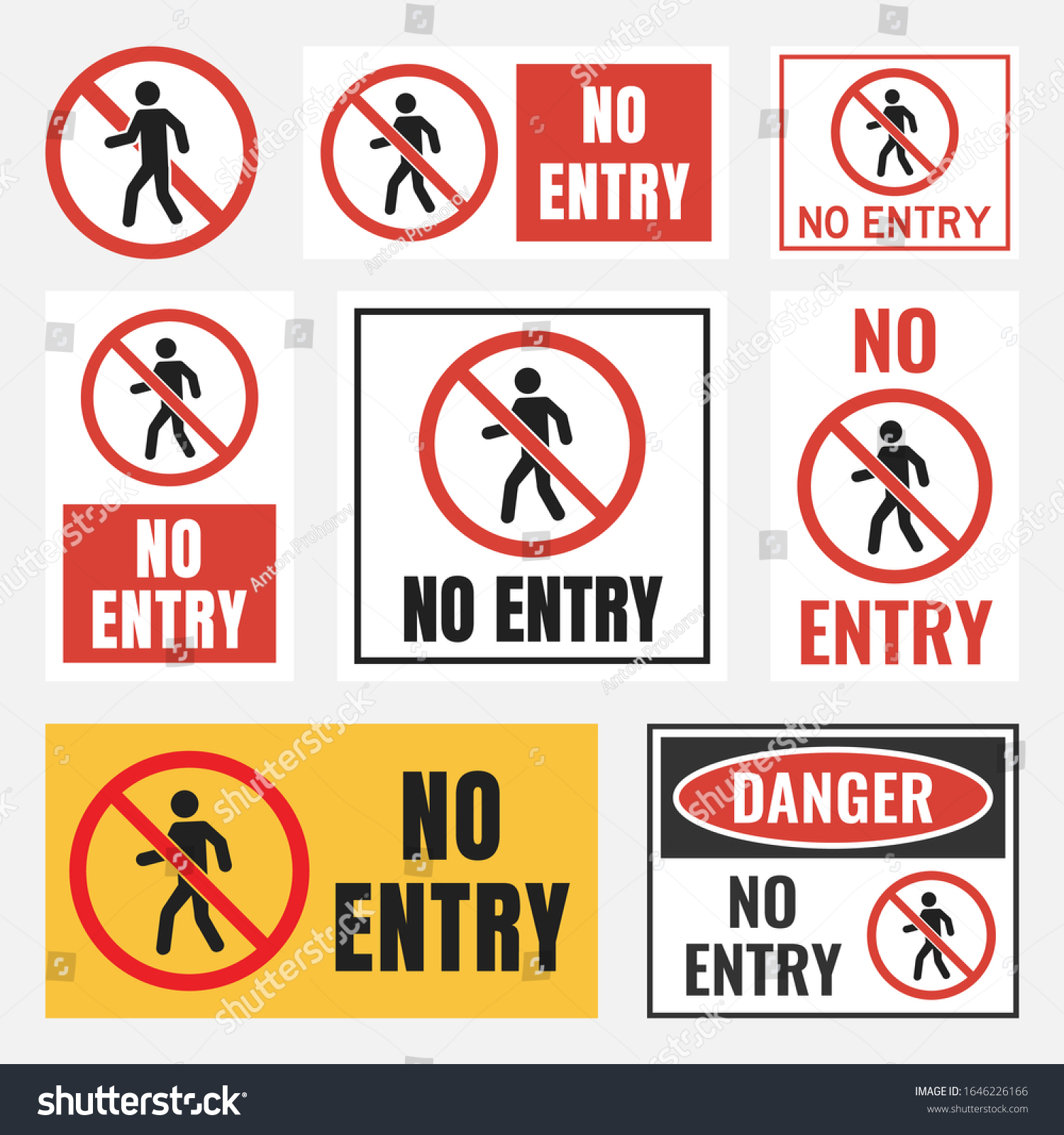 Sin conjunto de signos de entrada,: vector de stock (libre de regalías ...