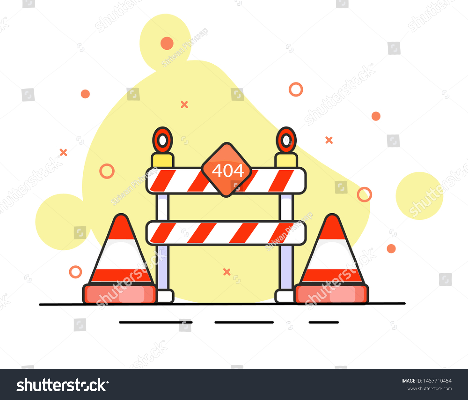 No Entry Vector Design Illustration Stock Vector (Royalty Free) 1487710454