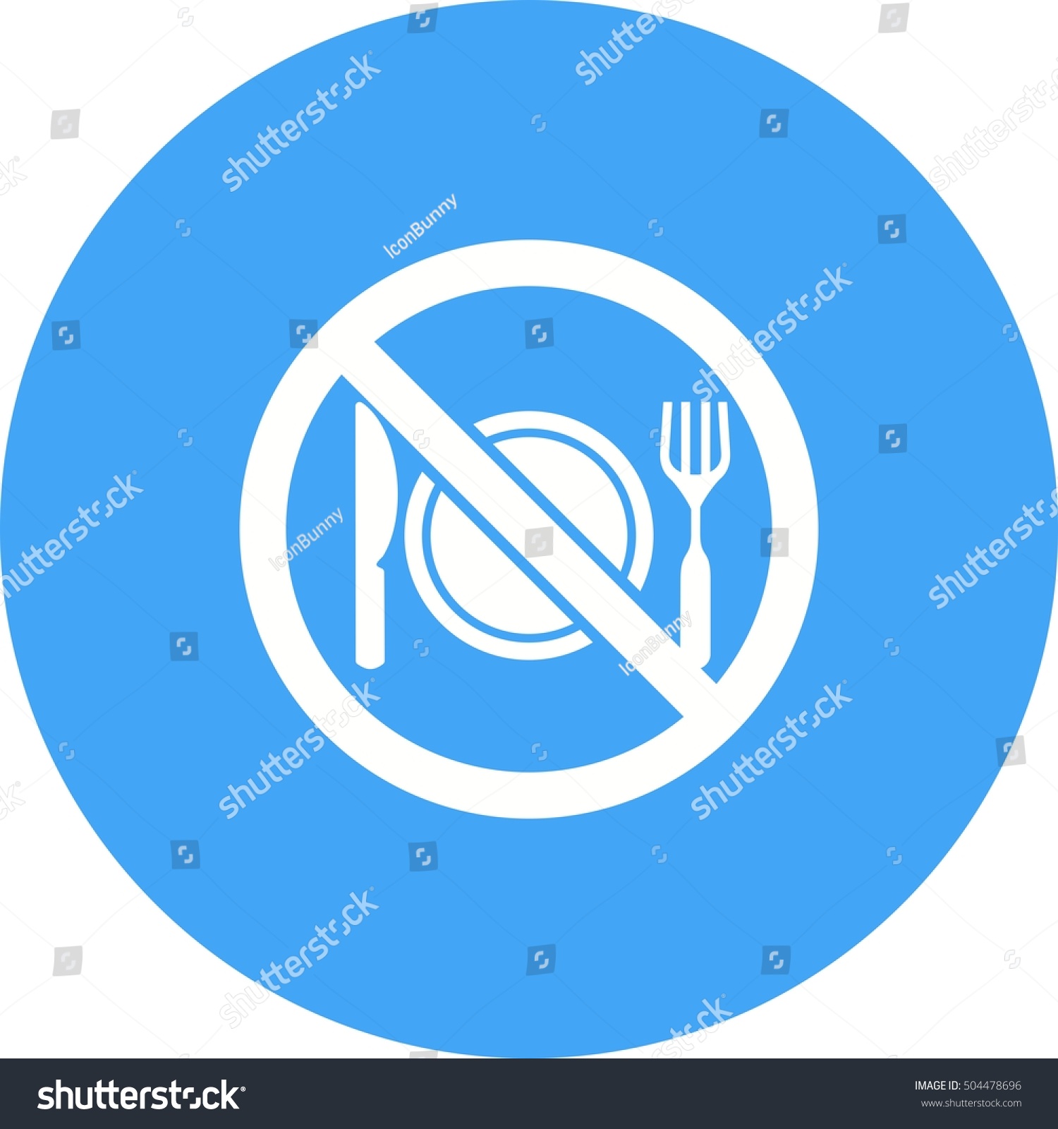 No Food: vector de stock (libre de regalías) 504478696 | Shutterstock