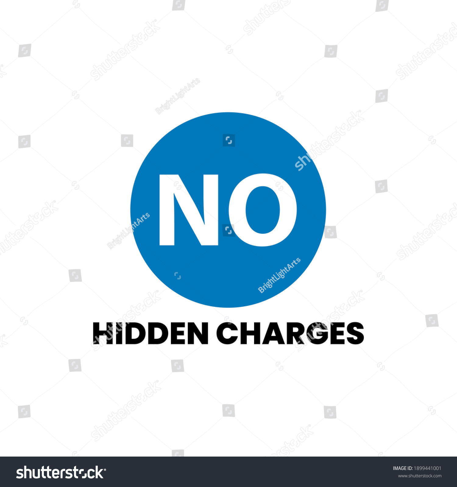 No hay vector de diseño de: vector de stock (libre de regalías) 1899441001