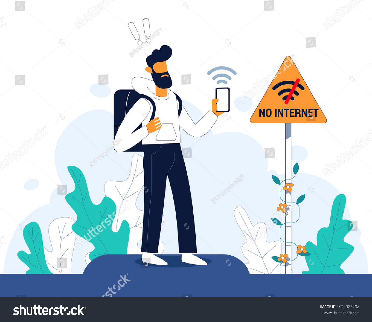 No hay vector de ilustración de: vector de stock (libre de regalías ...