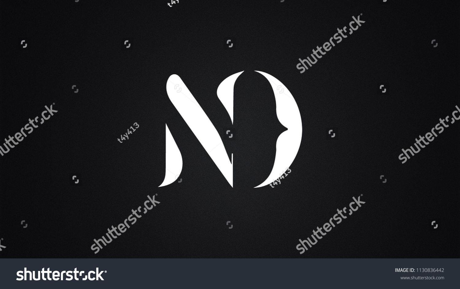 No Letter Logo Design Template Vector Stock Vector (Royalty Free ...