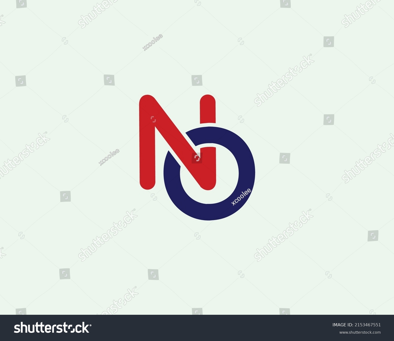 No Letter Logo Design Vector Template Stock Vector (Royalty Free ...