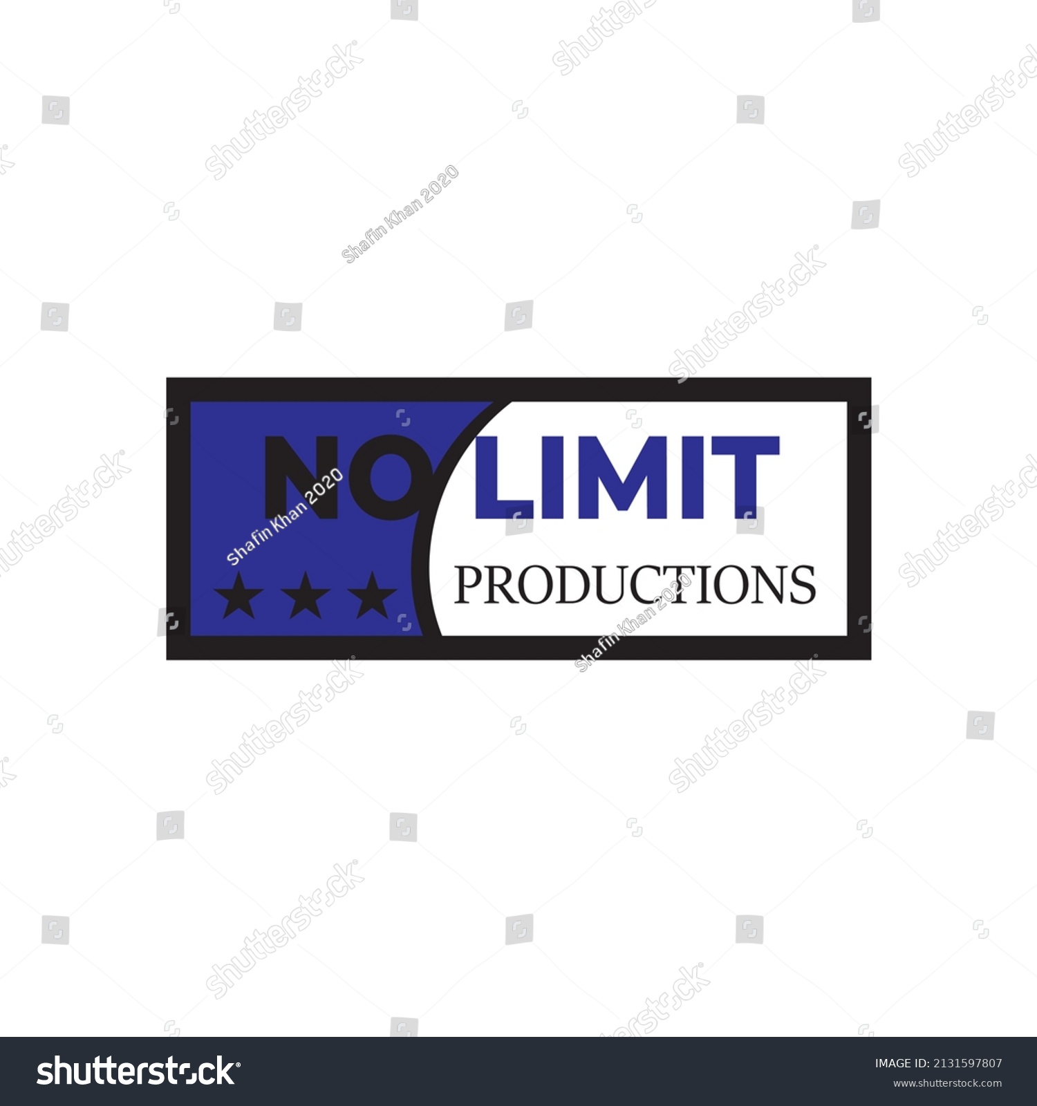 No Limit Font Logo Design Stock Vector (Royalty Free) 2131597807 ...