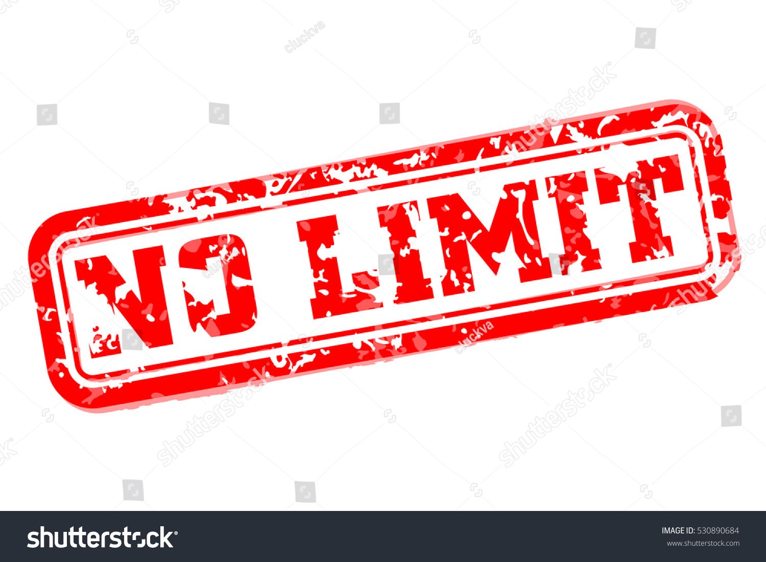 No Limit Rubber Stamp Vector Illustration Stock Vector (Royalty Free ...