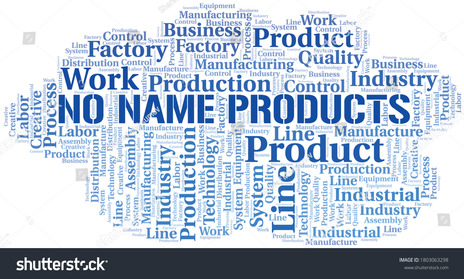 No Name Products Word Cloud Create Stock Vector (Royalty Free ...