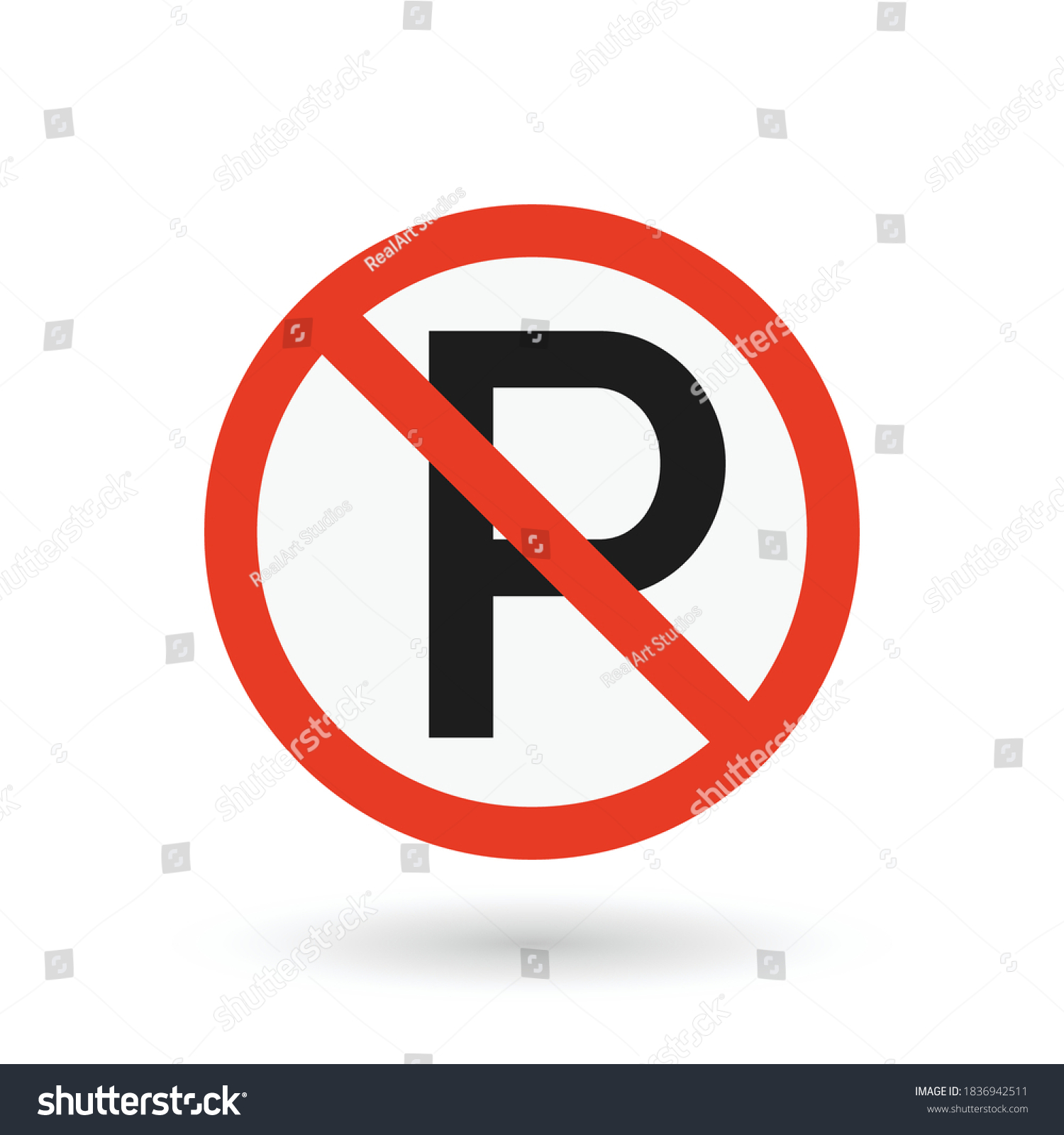 No Parking Sign Collection Warning Mandatory Stock Vector (Royalty Free ... No Parking Sign Collection Warning Mandatory Stock Vector (Royalty Free ...