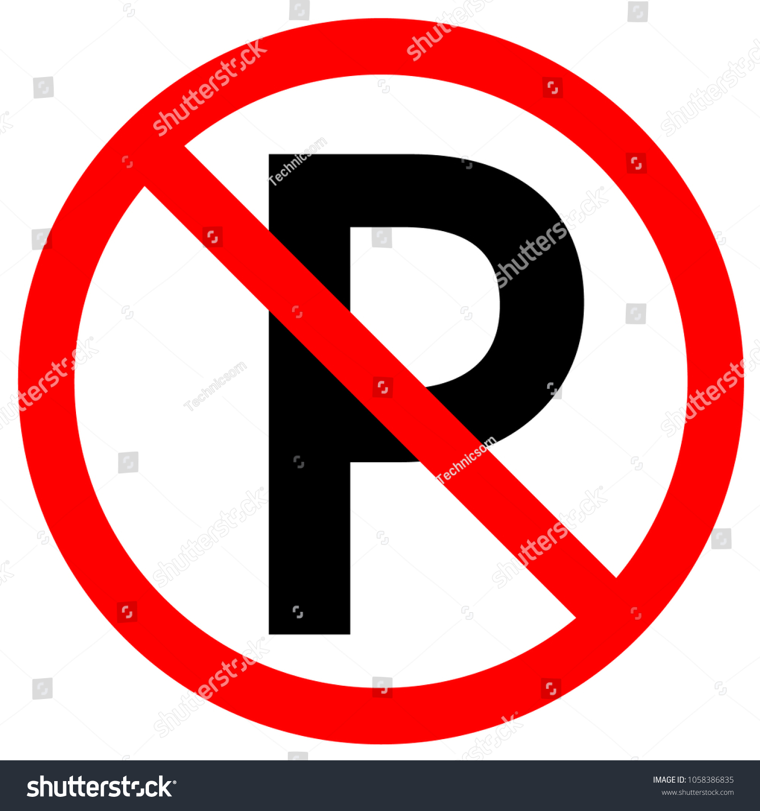 No Parking Symbol Signvector Illustration Isolate 库存矢量图(免版税)1058386835 ... No Parking Symbol Signvector Illustration Isolate 库存矢量图(免版税)1058386835 ...