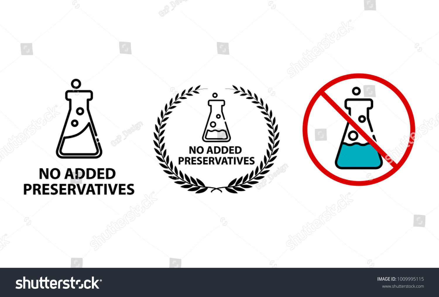 No Preservative Icon Vector Illustration Stock Vector (Royalty Free ...