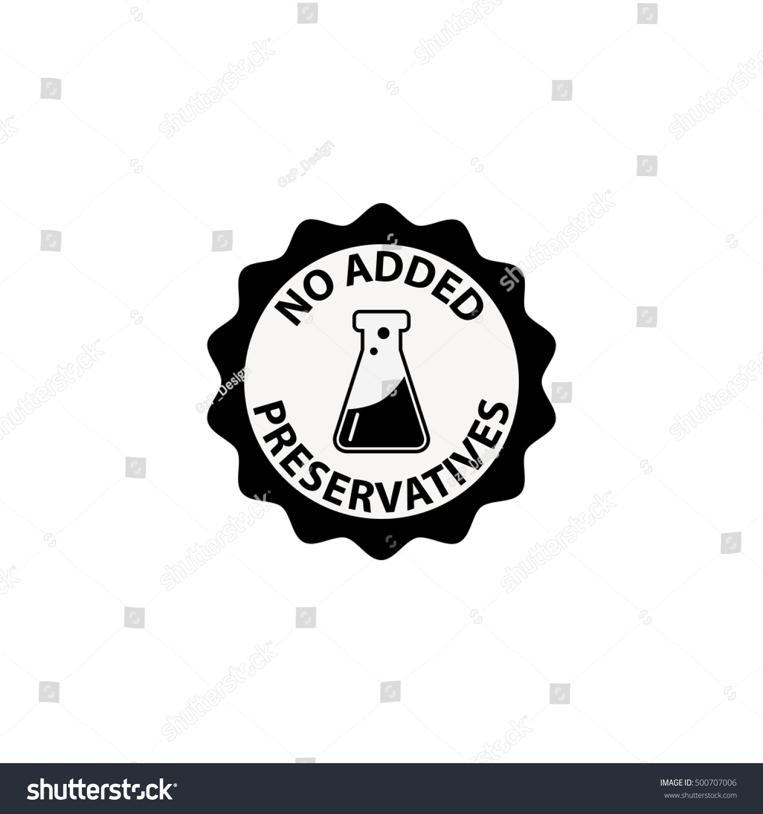 No Preservative Icon Vector Illustration Stock Vector (Royalty Free ...