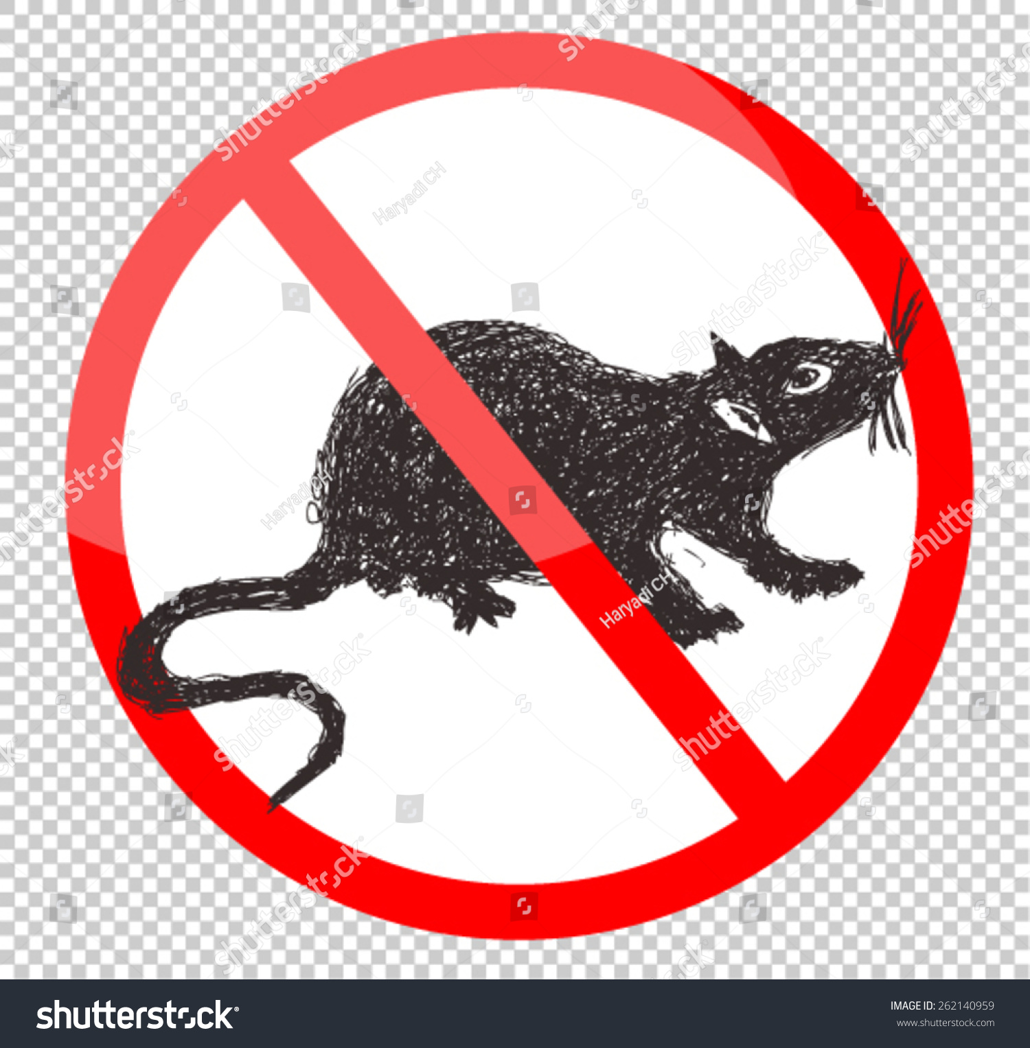No Rats Symbol Stock Vector (Royalty Free) 262140959 | Shutterstock