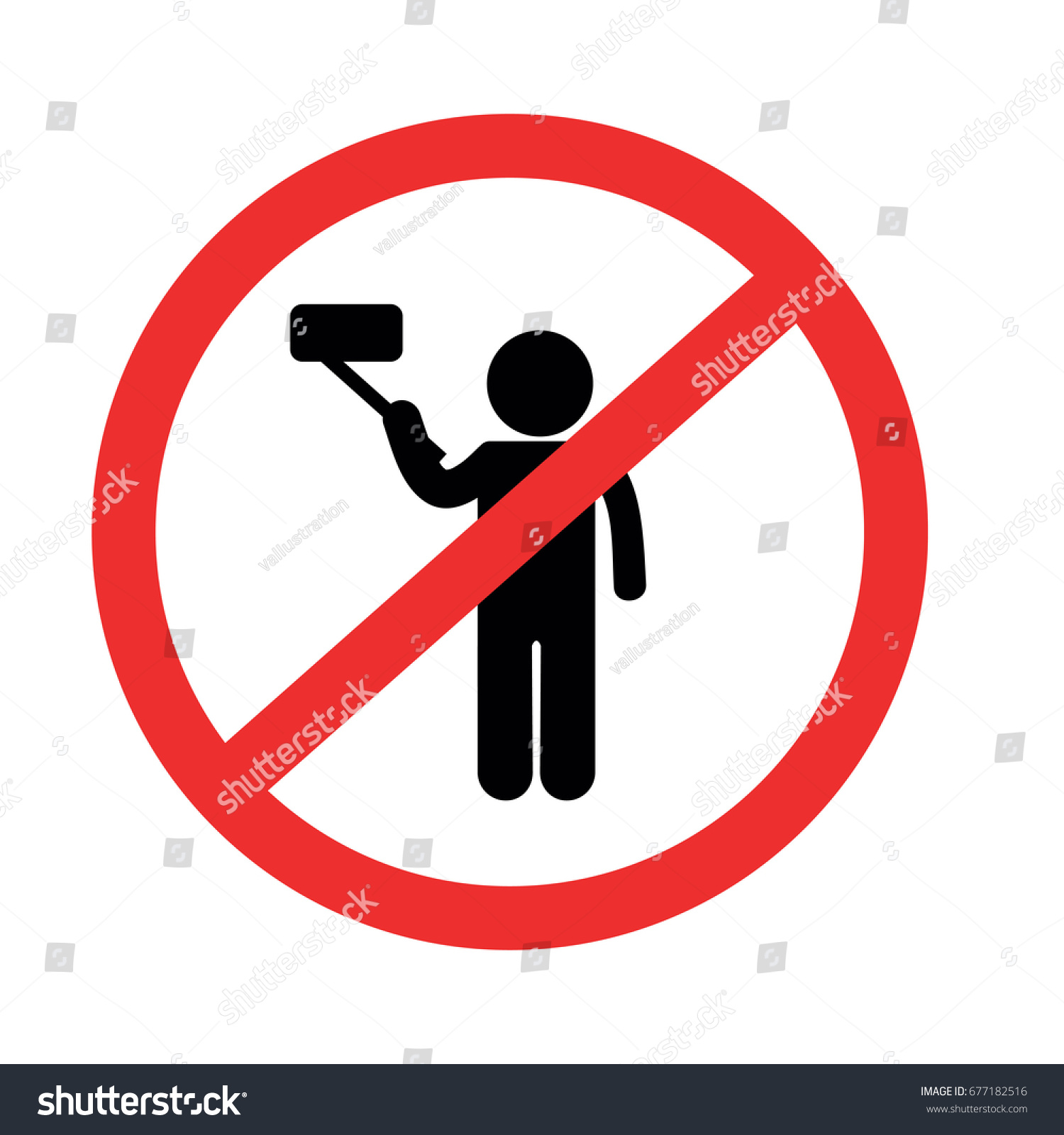 1,028 No selfie sign Images, Stock Photos & Vectors | Shutterstock