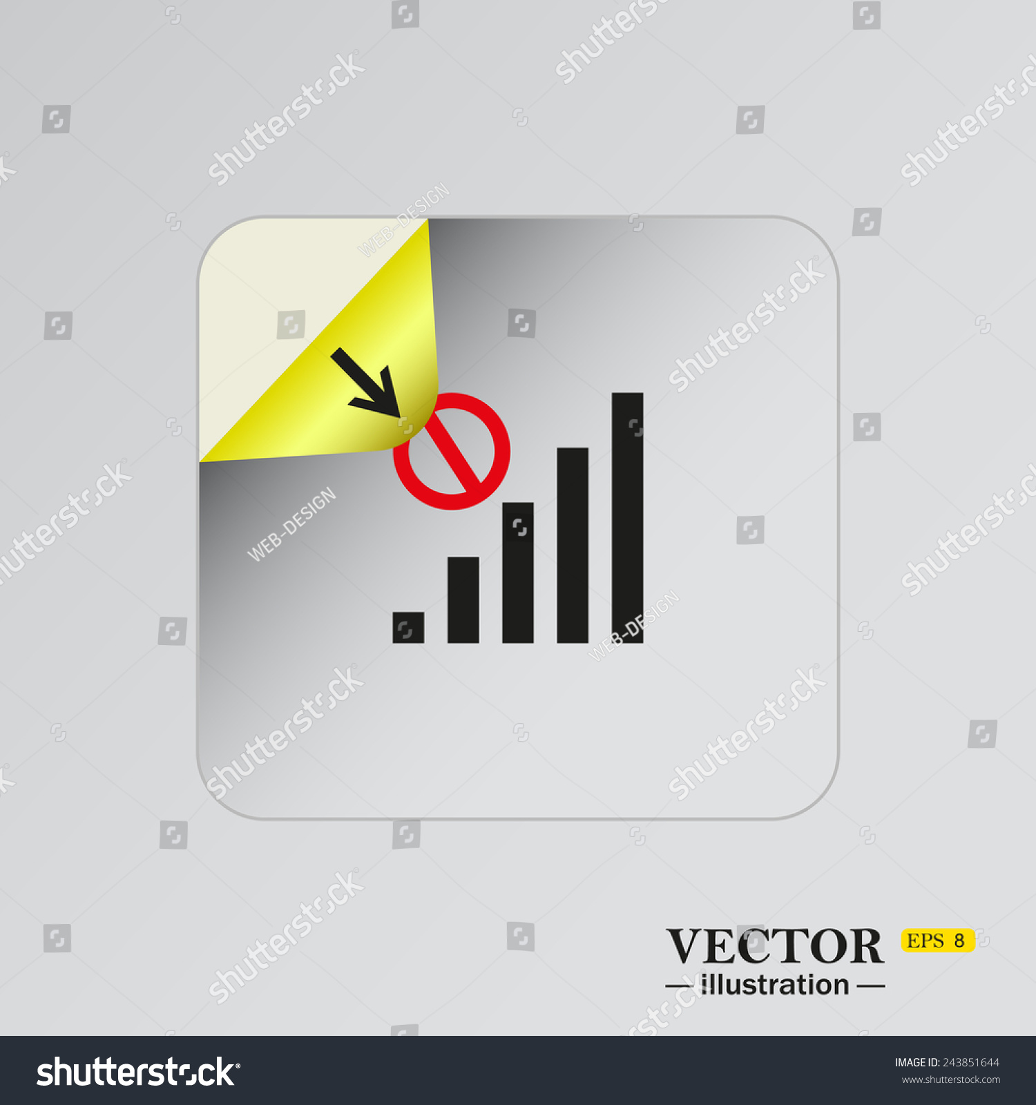 No Signal Stock Vector (Royalty Free) 243851644 | Shutterstock