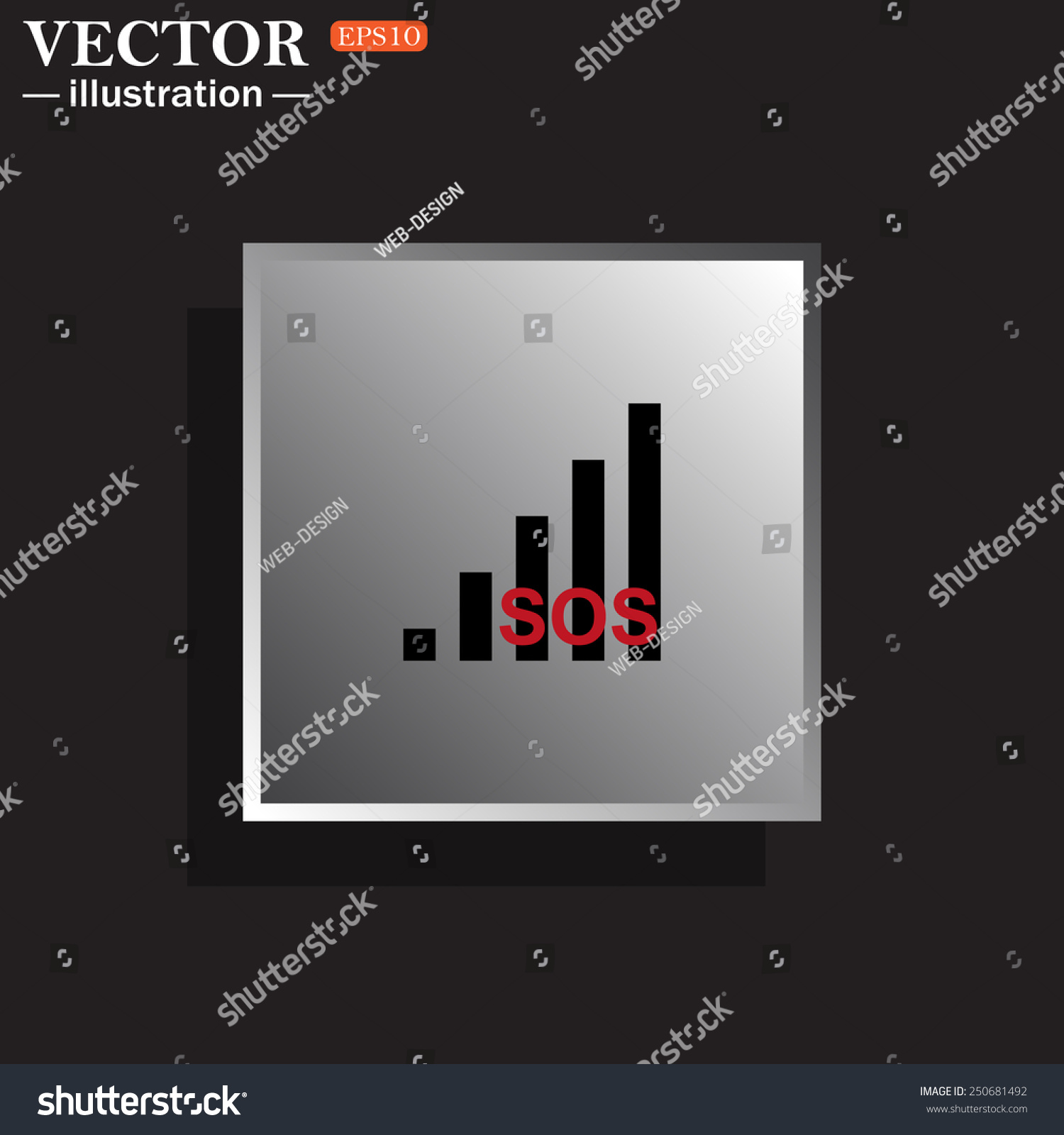 No Signal Stock Vector (Royalty Free) 250681492 | Shutterstock