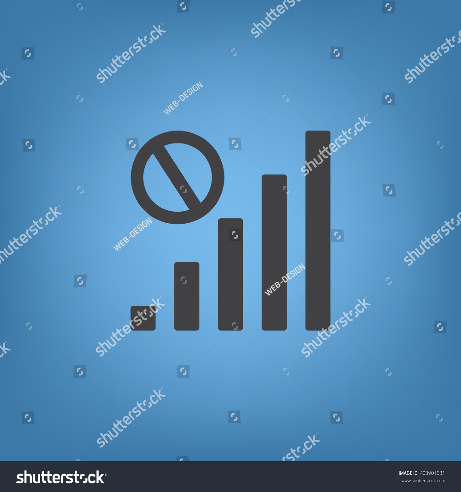 No Signal Stock Vector (Royalty Free) 408901531 | Shutterstock
