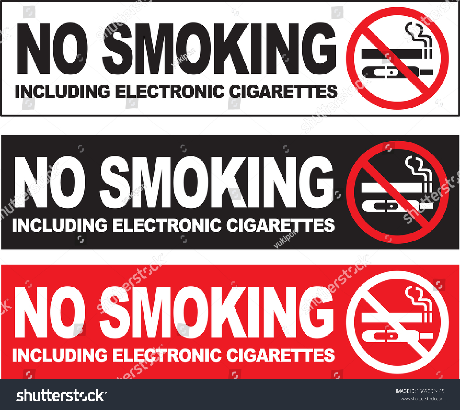 No Smoking Cigarette Sign Vector Stock Vector (Royalty Free) 1669002445