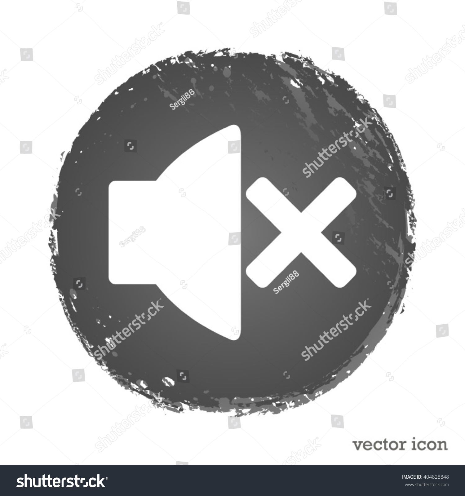 No Sound Vector Icon Stock Vector (Royalty Free) 404828848 | Shutterstock