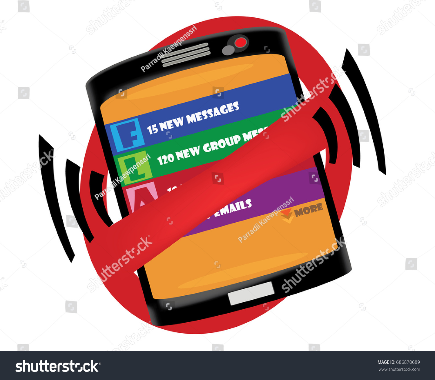 No Tablet Allowed: เวกเตอร์สต็อก (ปลอดค่าลิขสิทธิ์) 686870689 ...