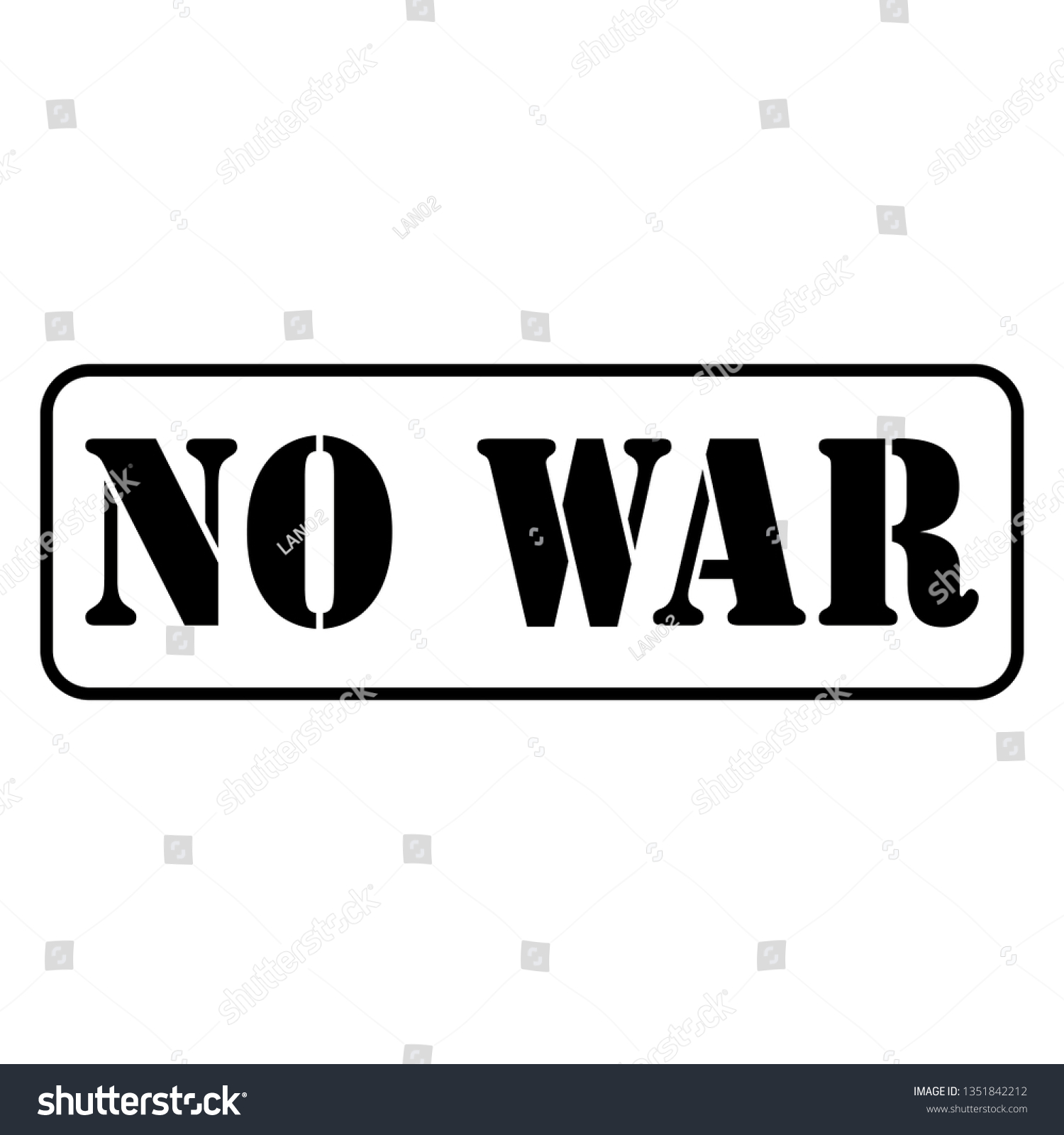 No War Background Stock Vector (Royalty Free) 1351842212
