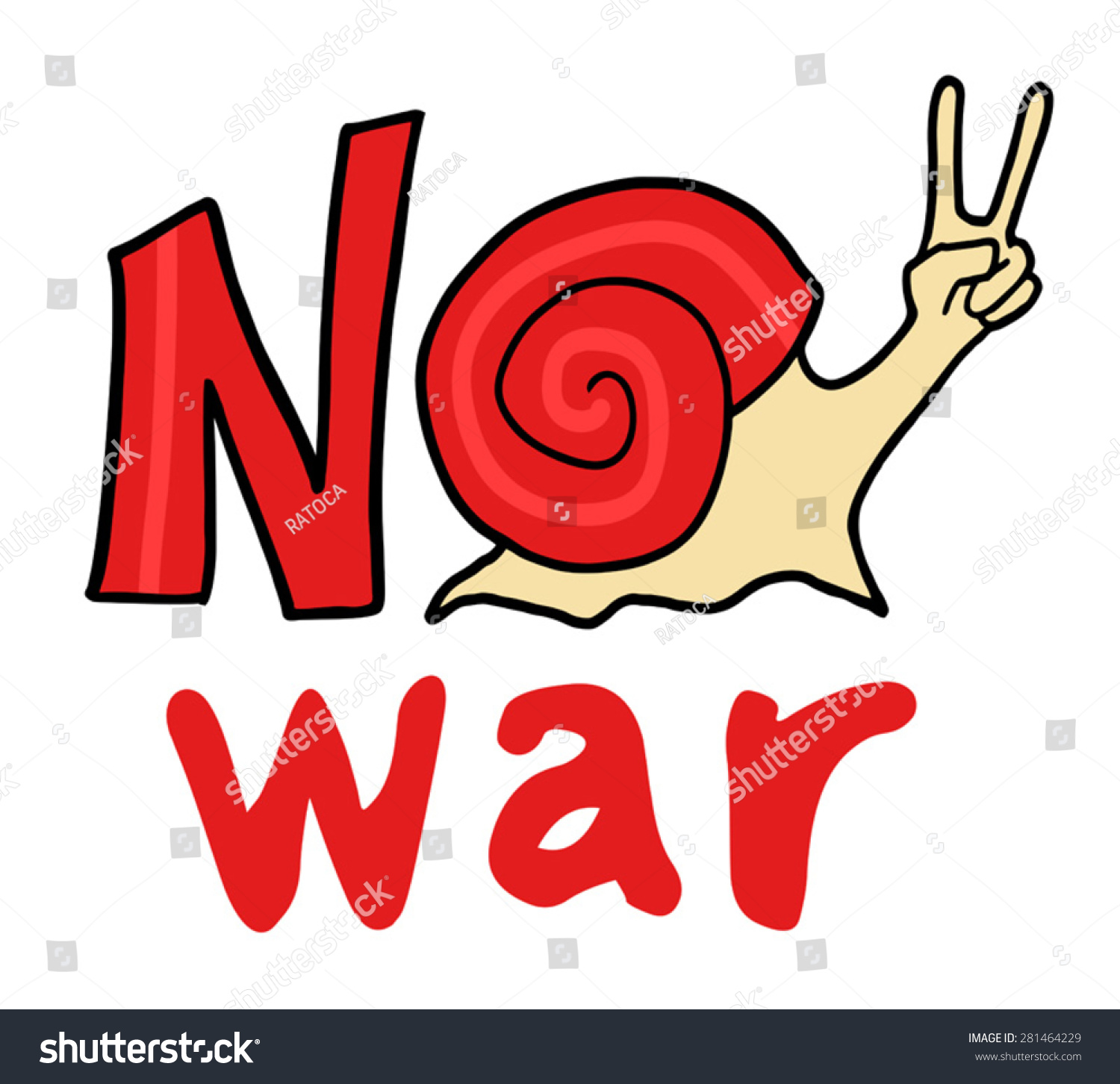 No War Symbol Stock Vector (Royalty Free) 281464229 | Shutterstock