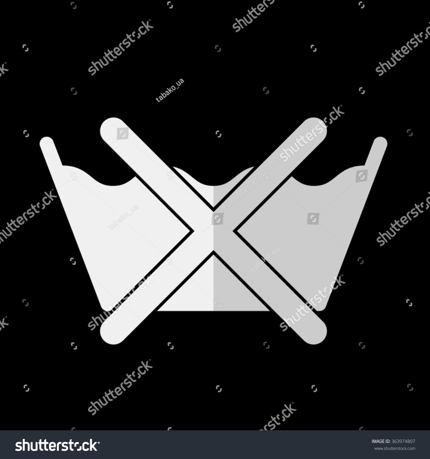 No Washing By Machine Hands Vector Stock Vector (Royalty Free) 363974807
