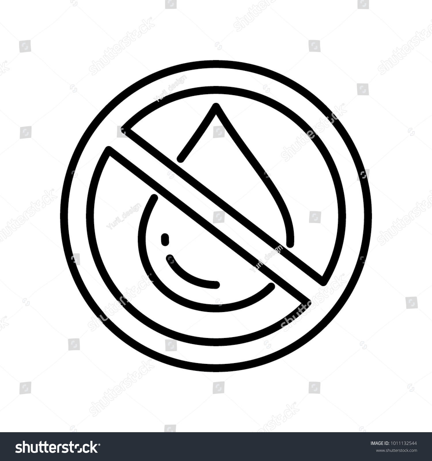 No Water Warning Sign Vector Icon: เวกเตอร์สต็อก (ปลอดค่าลิขสิทธิ์ ...