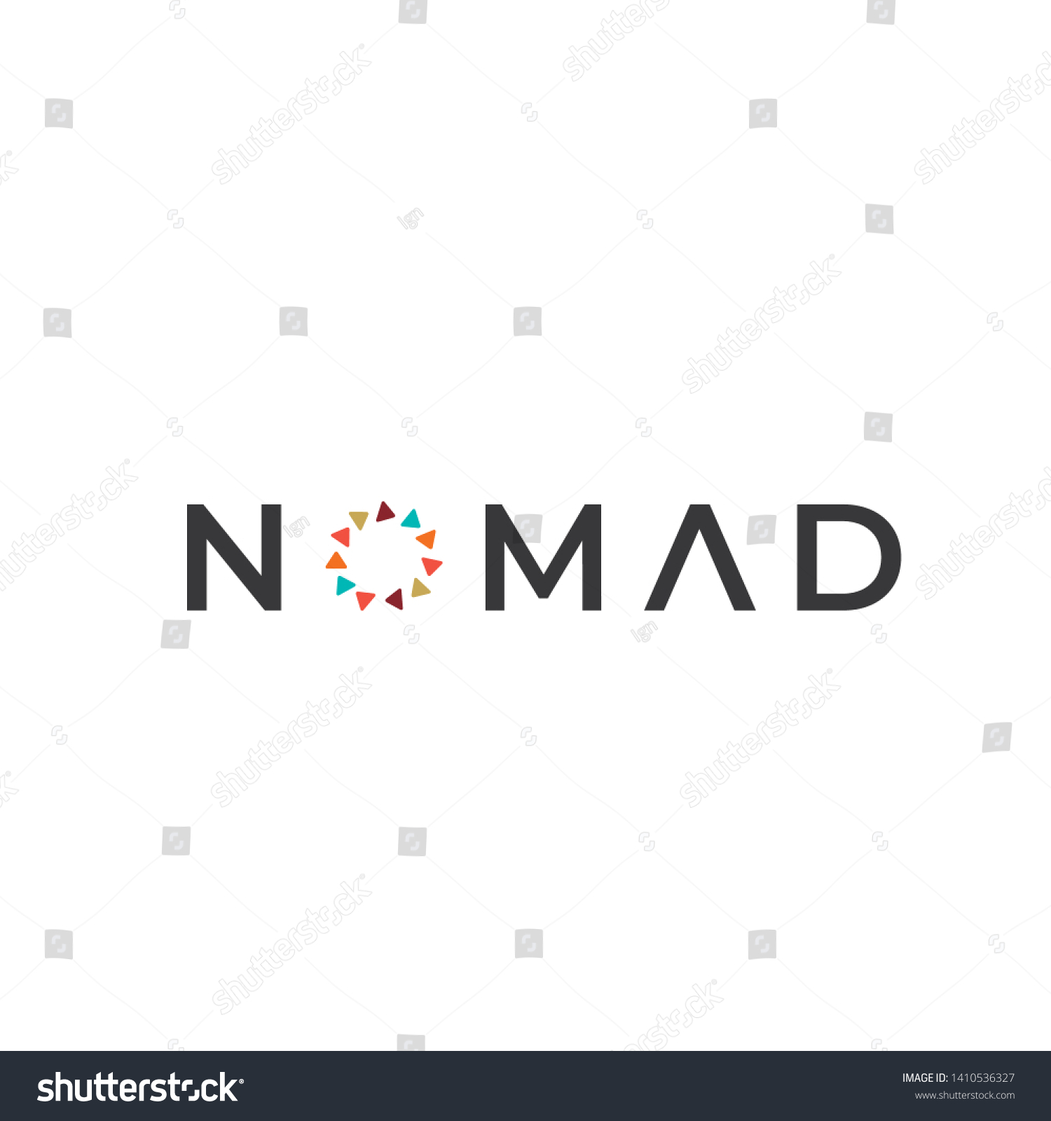 Nomad Vector Logo Nomad Emblem Stock Vector (Royalty Free) 1410536327 ...