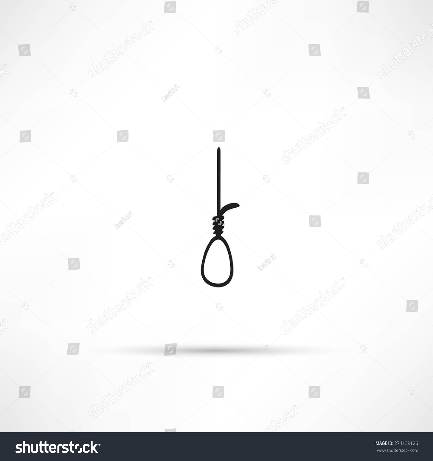 Noose Icon: vector de stock (libre de regalías) 274139126 | Shutterstock