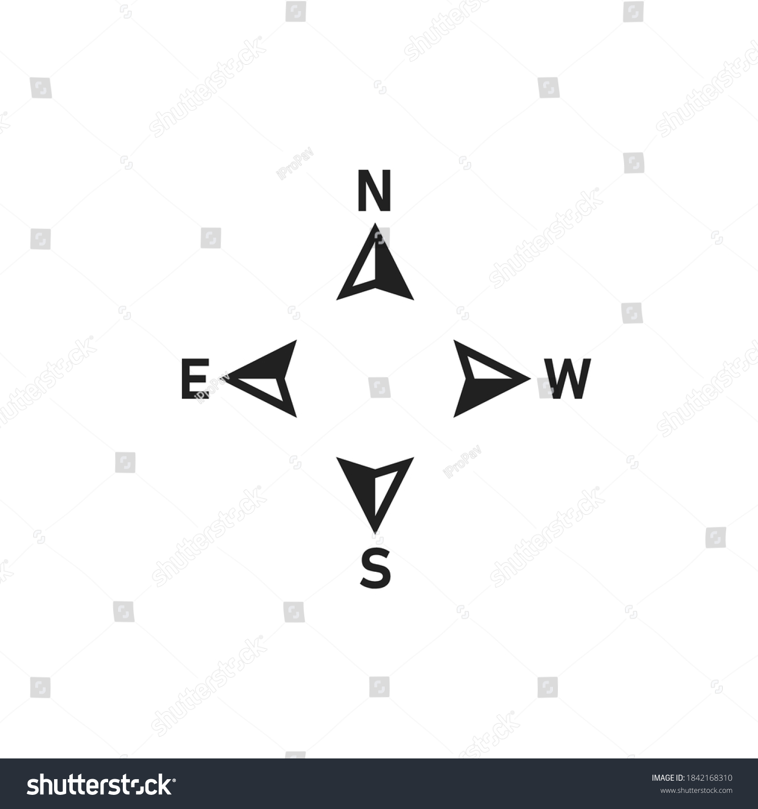 North Arrow Icon Compas Symbol Map 库存矢量图(免版税)1842168310 | Shutterstock North Arrow Icon Compas Symbol Map 库存矢量图(免版税)1842168310 | Shutterstock