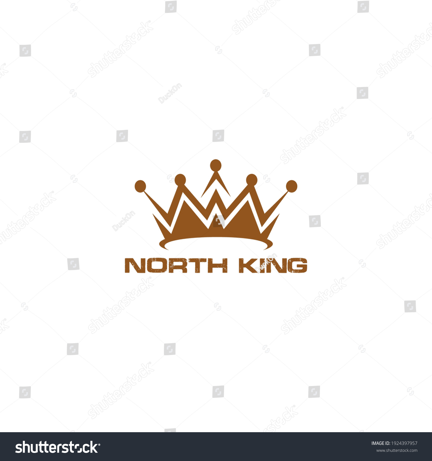 North King Logo Design Vector Stock Vector (Royalty Free) 1924397957 ...