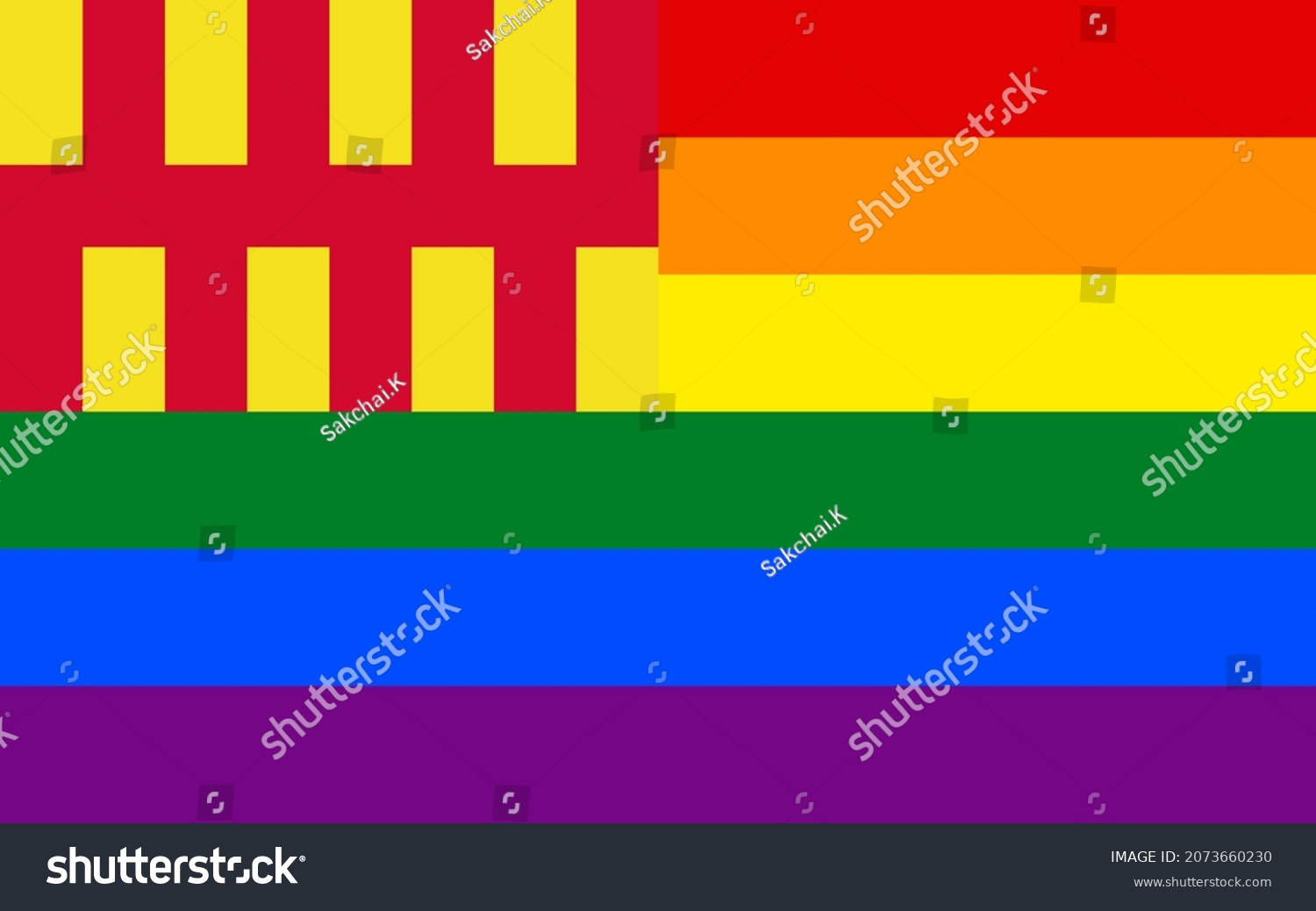 Northumberland Rainbow Flags Vector Illustration Proportion Stock ... Northumberland Rainbow Flags Vector Illustration Proportion Stock ...