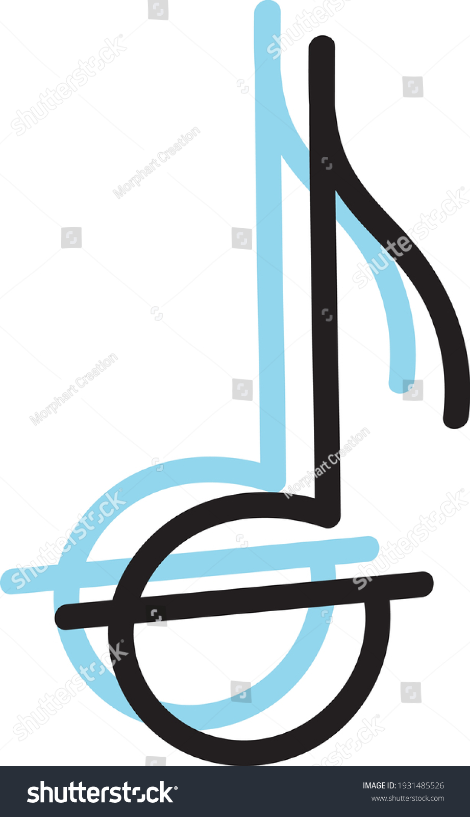 Note Line Illustration Vector On White Stock Vector (Royalty Free ...