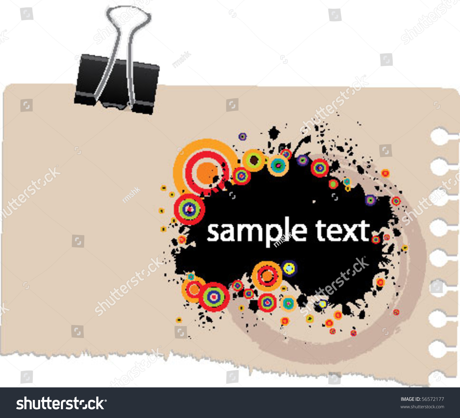 Note Grunge Design Stock Vector (Royalty Free) 56572177 | Shutterstock