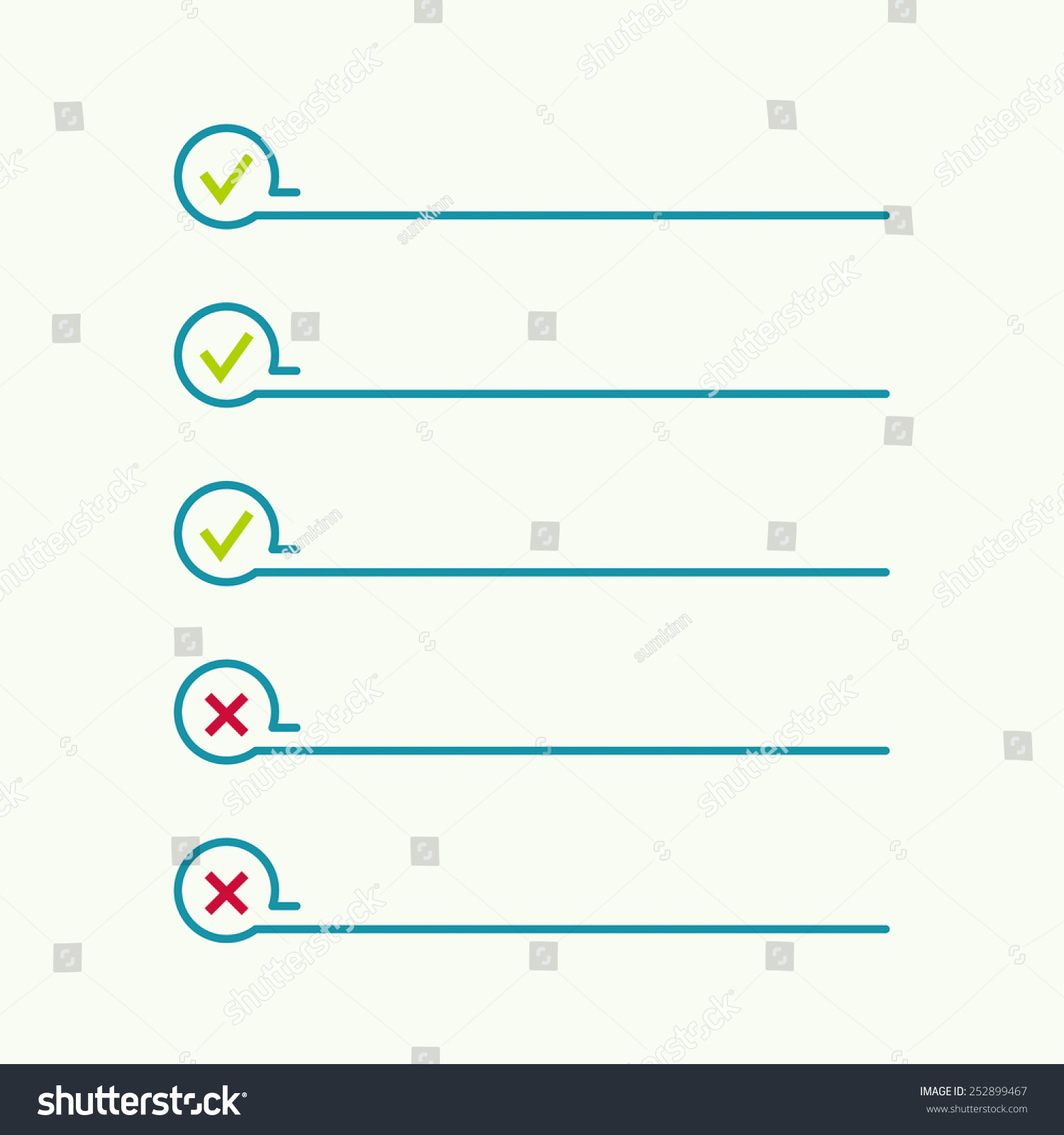 Notebook Do List Lines Check Boxes: vector de stock (libre de regalías ...