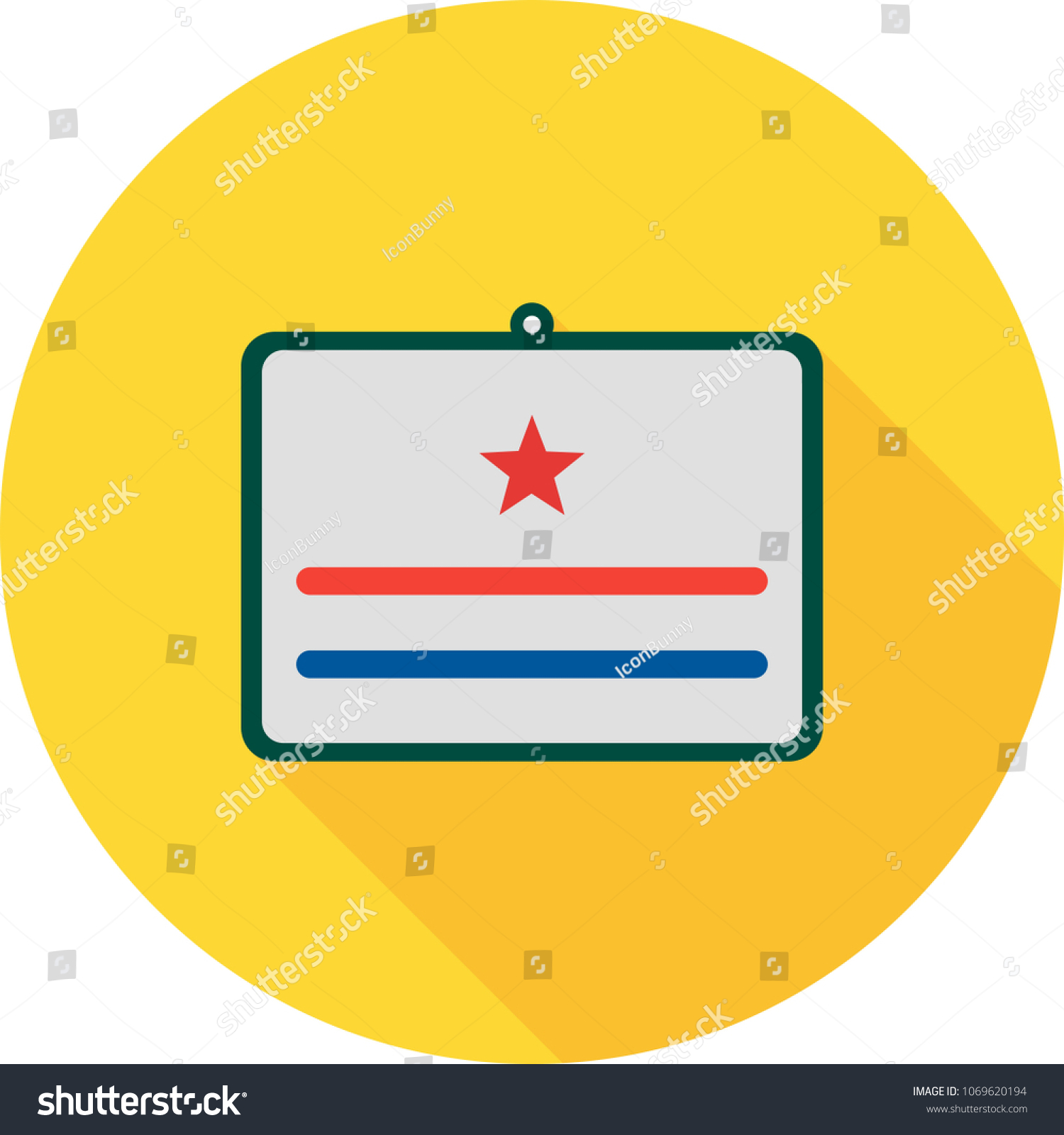 Noticeboard Hoarding Board Stock Vector (Royalty Free) 1069620194 ...