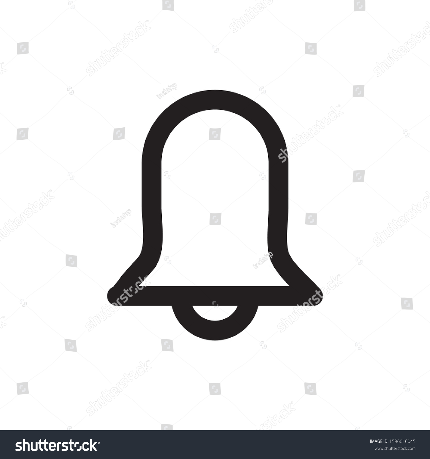 Notification Icon Bell Vector Symbol: เวกเตอร์สต็อก (ปลอดค่าลิขสิทธิ์ ...