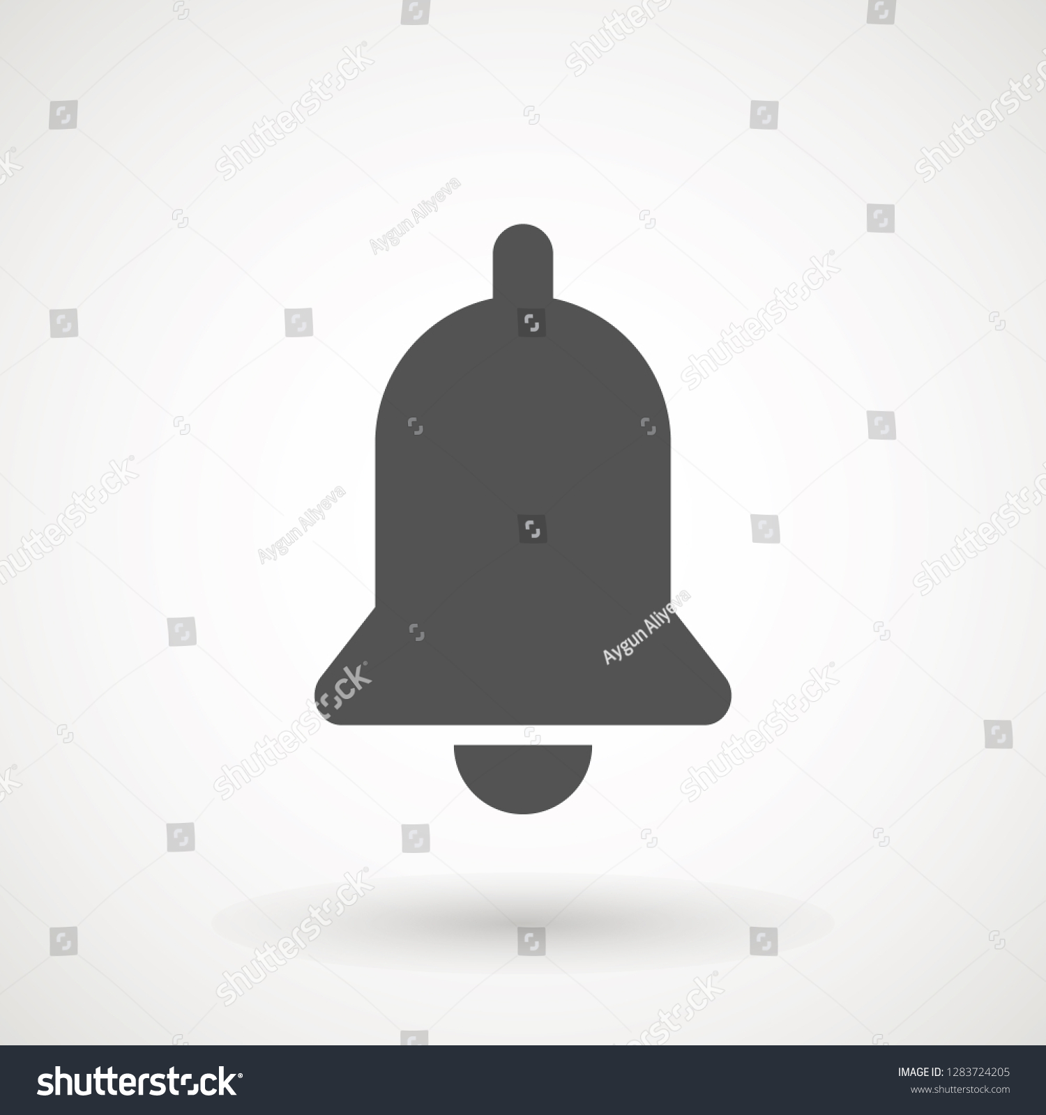 Notification Icon Vector Material Design Social Stock Vector (Royalty ...