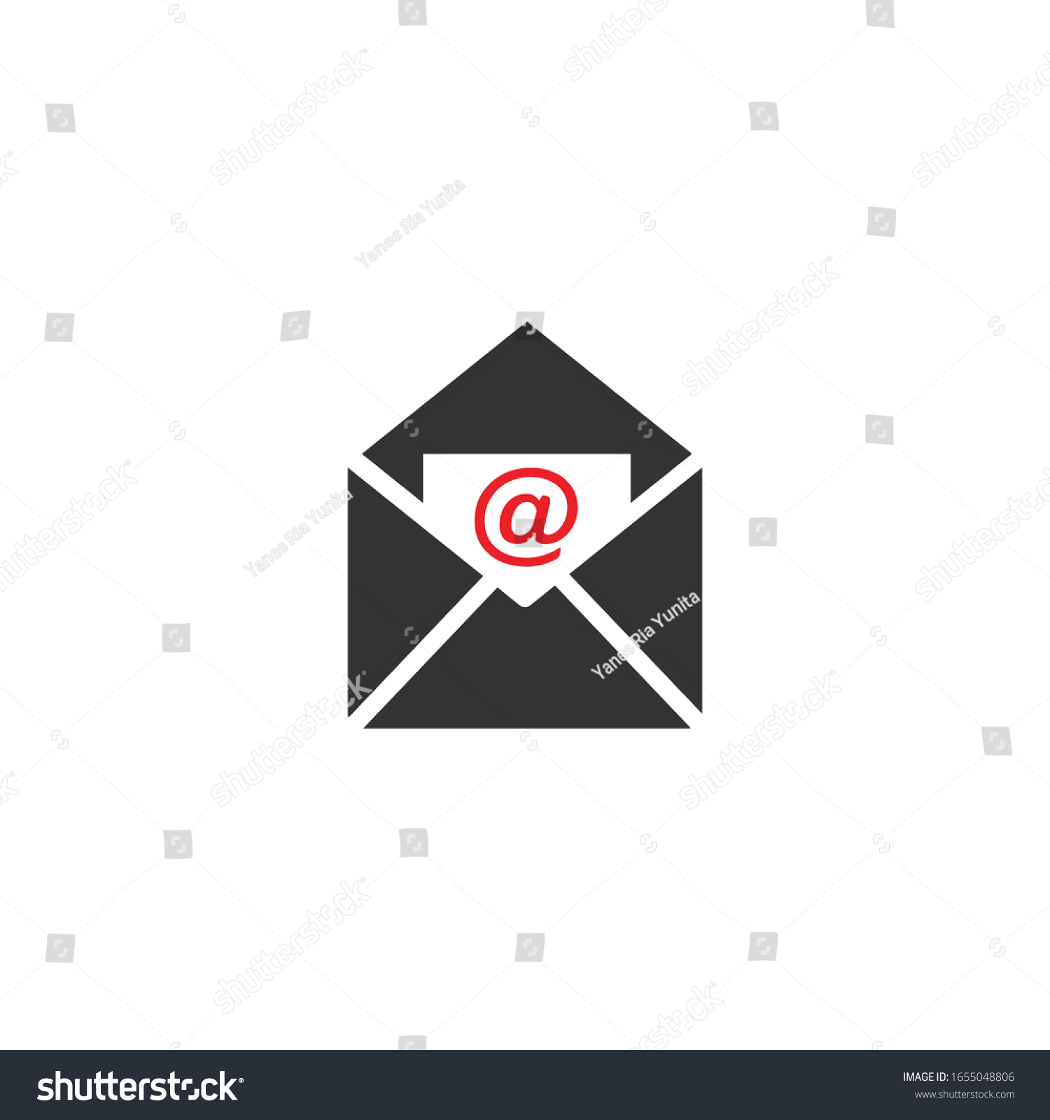 Notification Message Email Icon Logo Design Stock Vector (Royalty Free ...