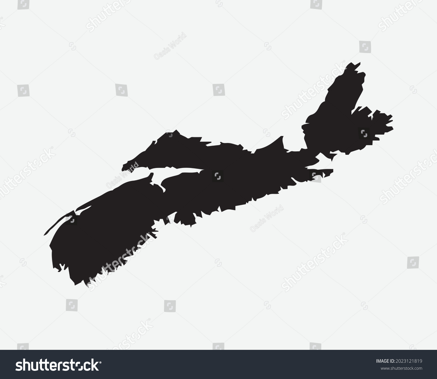 Nova Scotia Canada Map Black Silhouette Stock Vector (Royalty Free ... Nova Scotia Canada Map Black Silhouette Stock Vector (Royalty Free ...