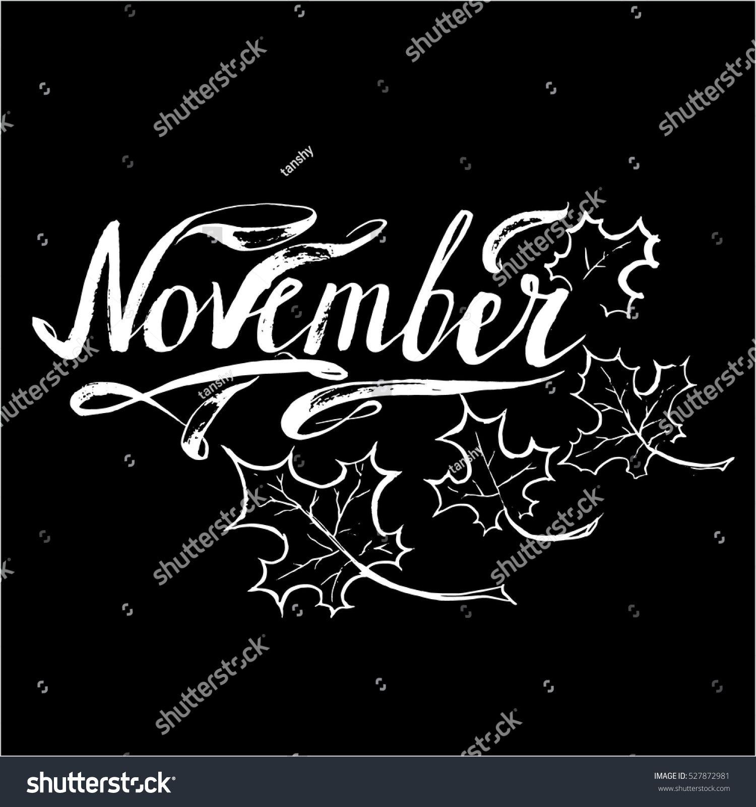 November Vector Months Lettering Stock Vector (Royalty Free) 527872981 November Vector Months Lettering Stock Vector (Royalty Free) 527872981