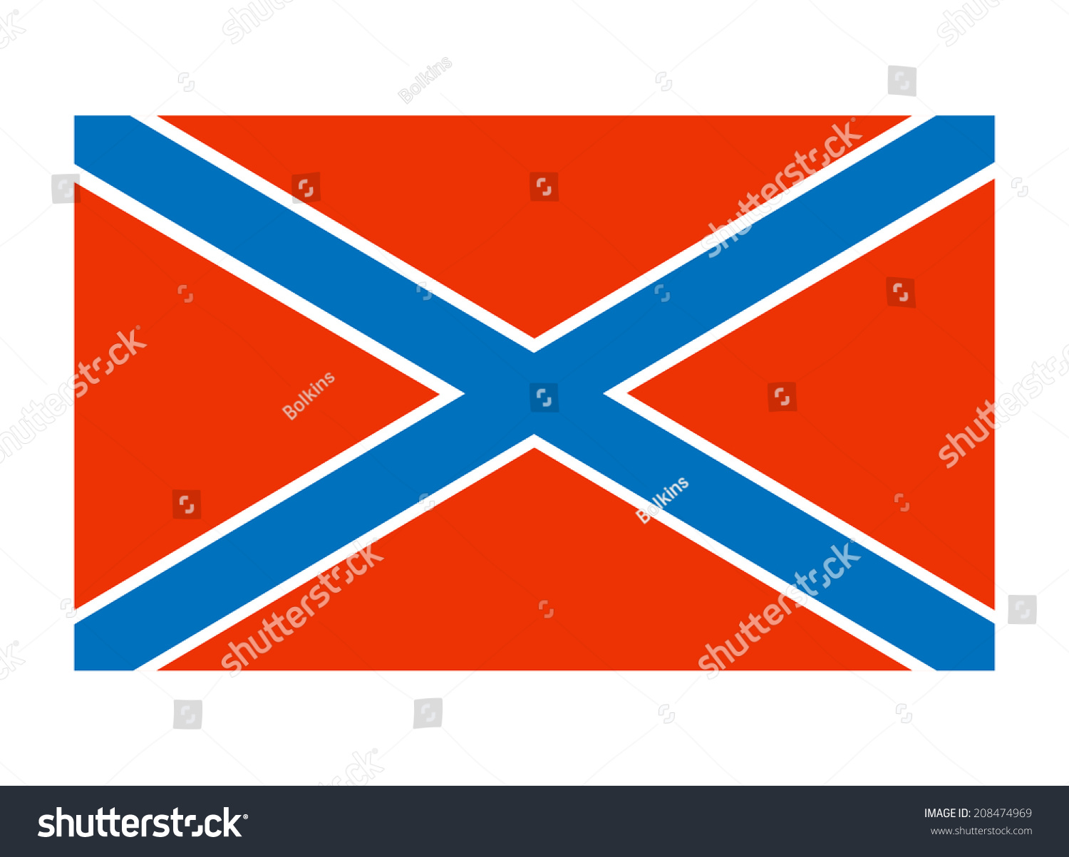 Novorossiya Flag Stock Vector (Royalty Free) 208474969 | Shutterstock